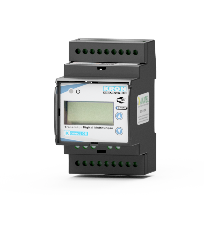 Konect 05 - Medidor de energia e consumo IoT Wi-Fi, RS-485 e LoRa